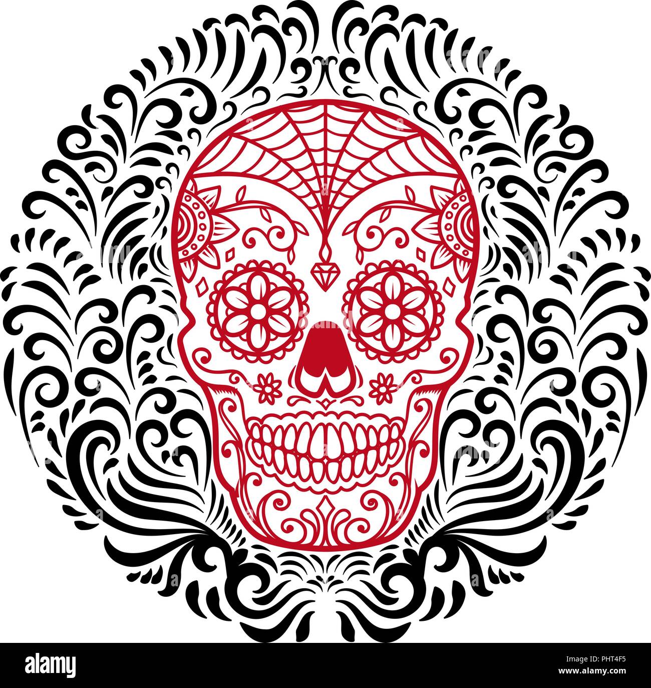 Traditional Sugar Skull Pattern