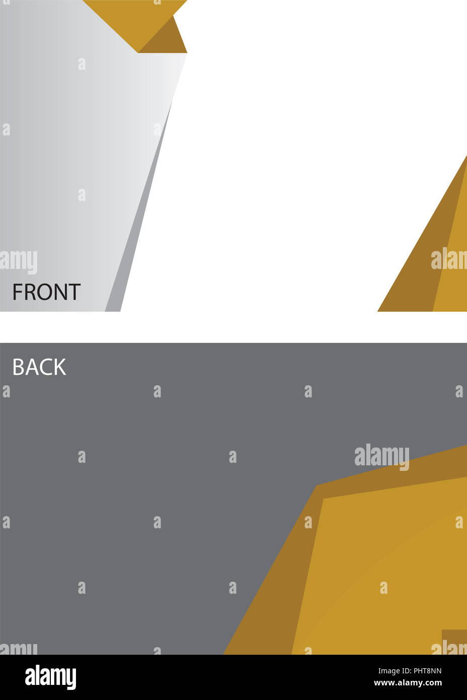 File Front and back design modern vector color nice design profile ...