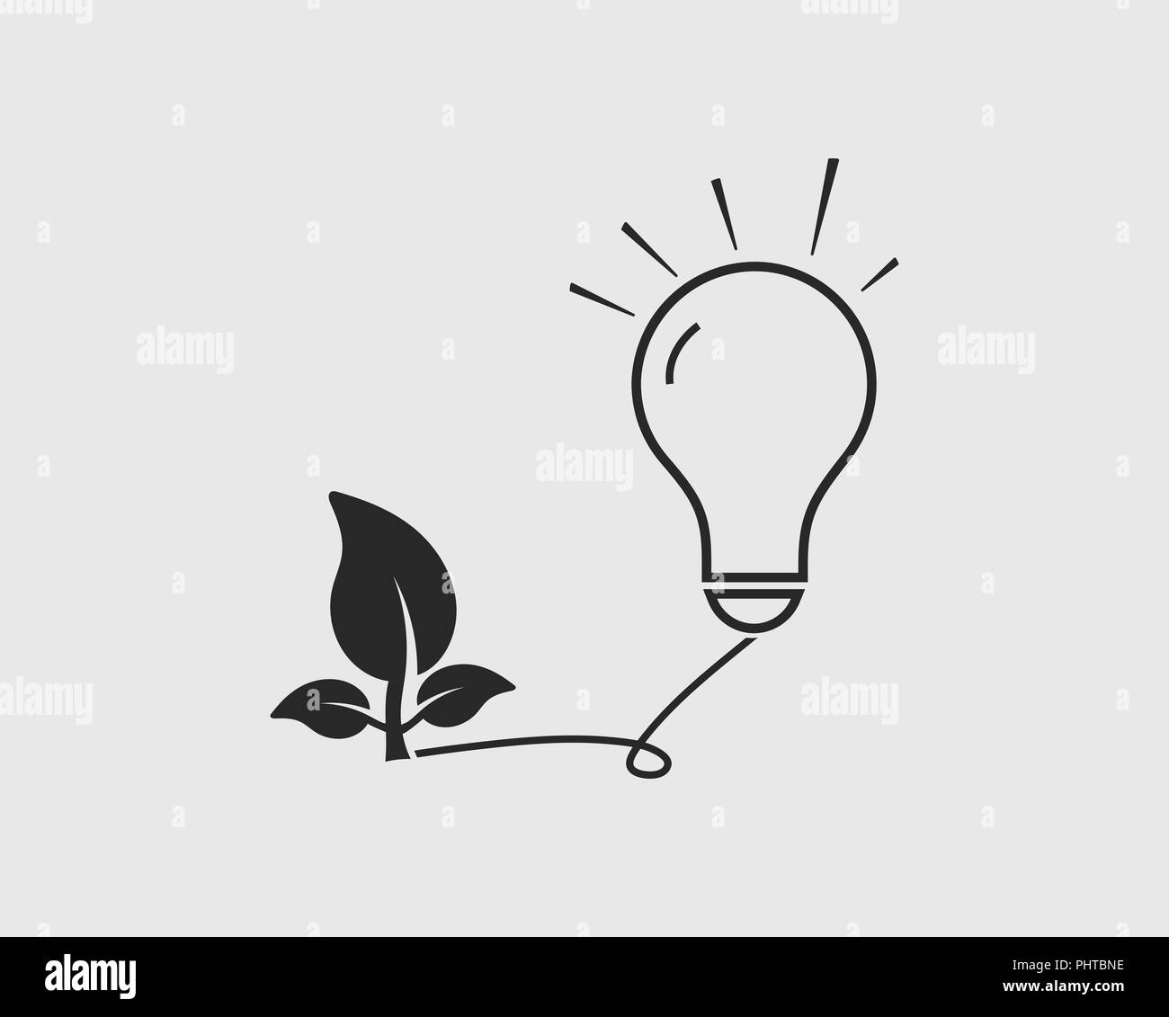 Earth electricity conceptual Stock Vector Images - Alamy