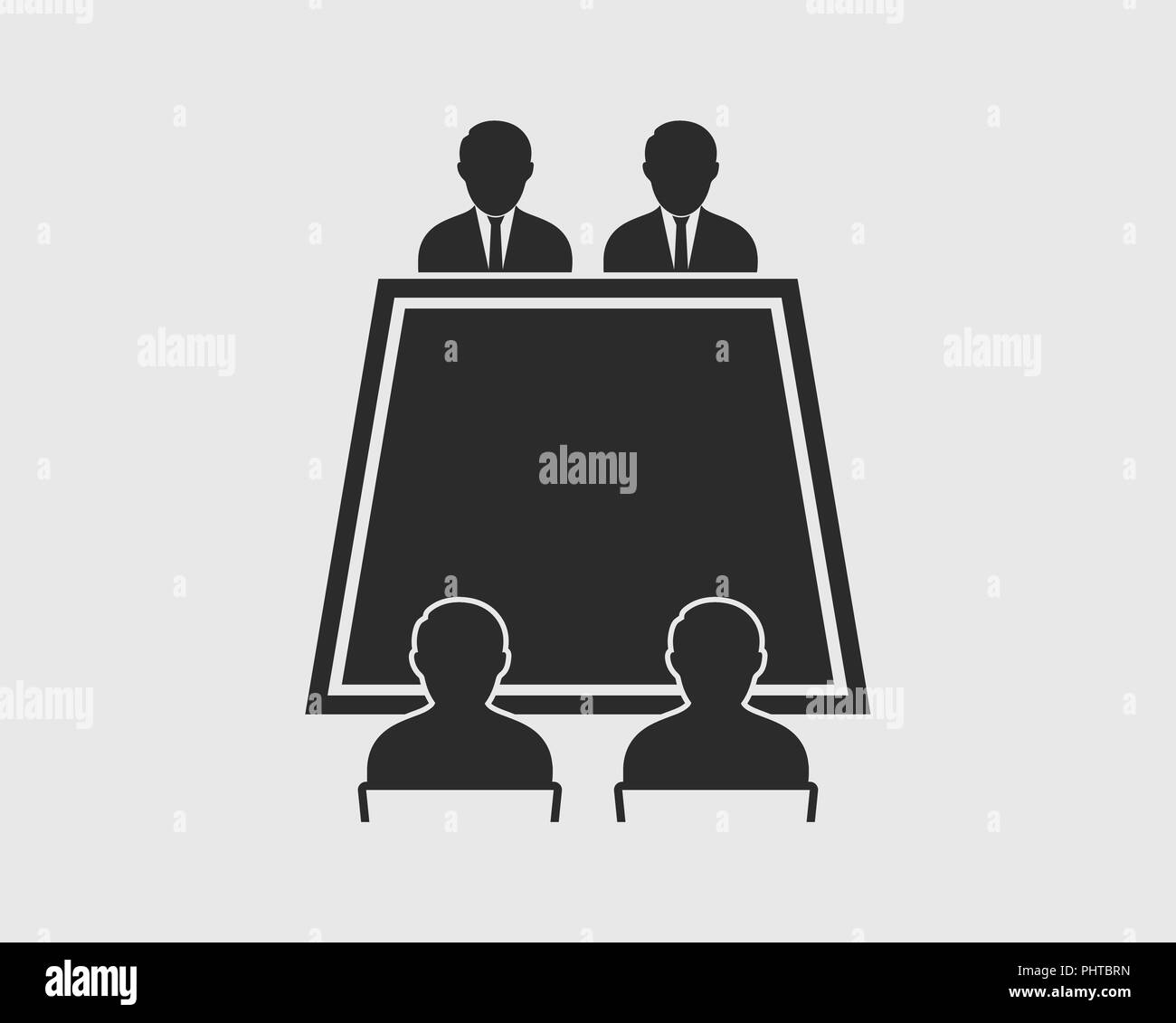 Mediation meeting Stock Vector Images - Alamy