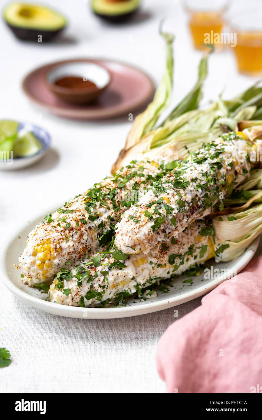 Mexican street corn hi-res stock photography and images - Alamy