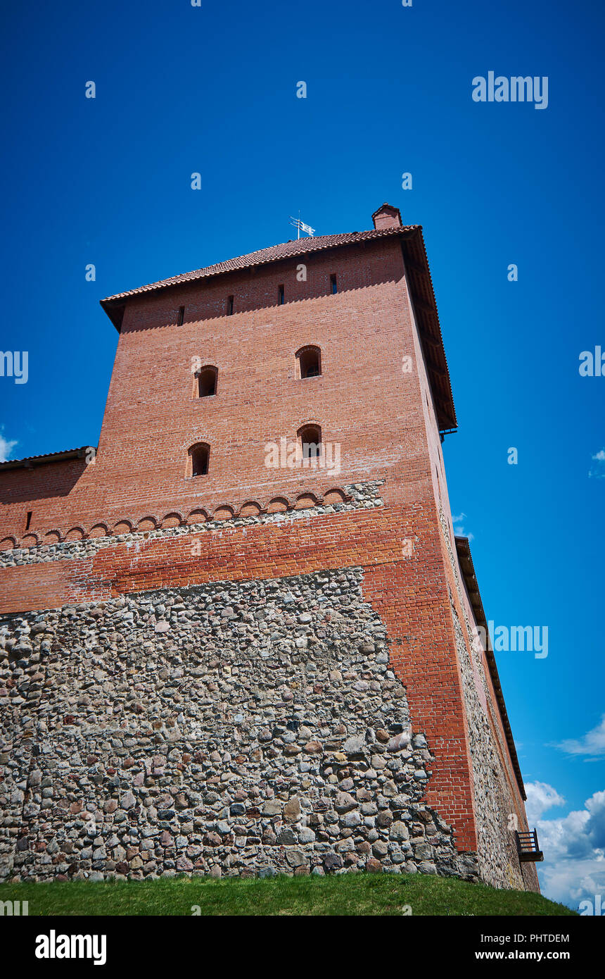 Castle in the town of Lida Stock Photo - Alamy