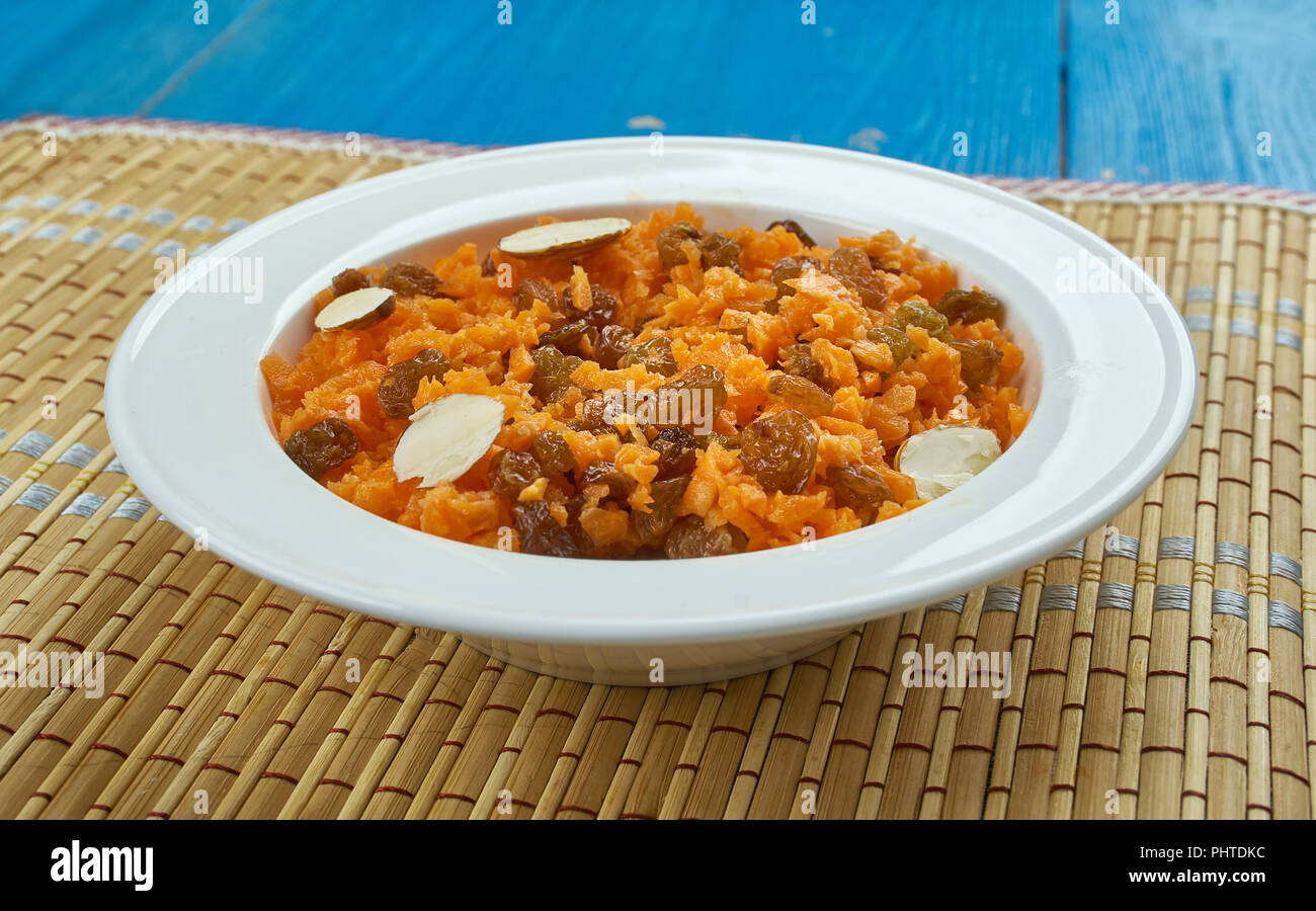 Gajar ka Halwa Stock Photo - Alamy