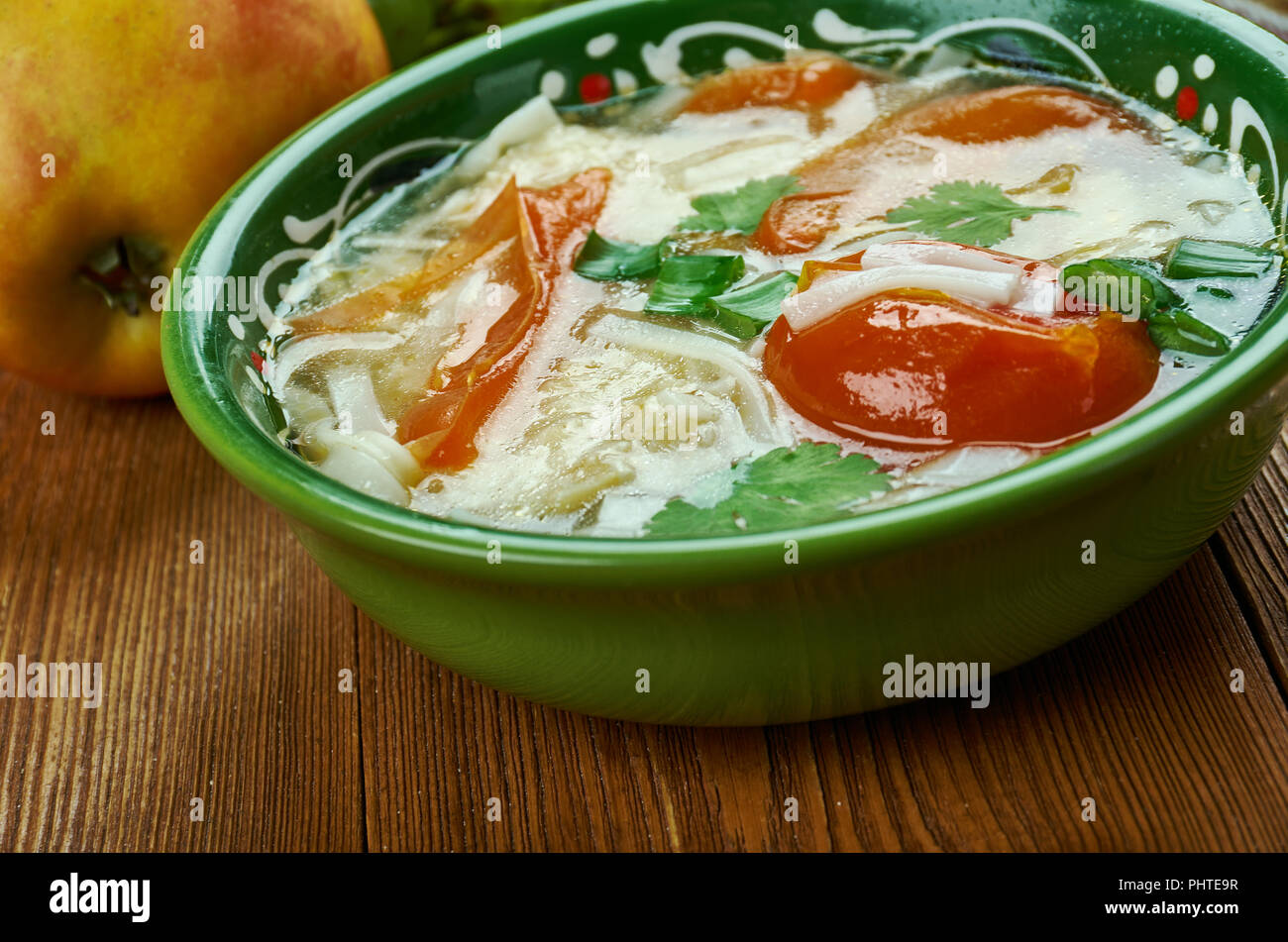 Turkmen Fish shorba Stock Photo - Alamy