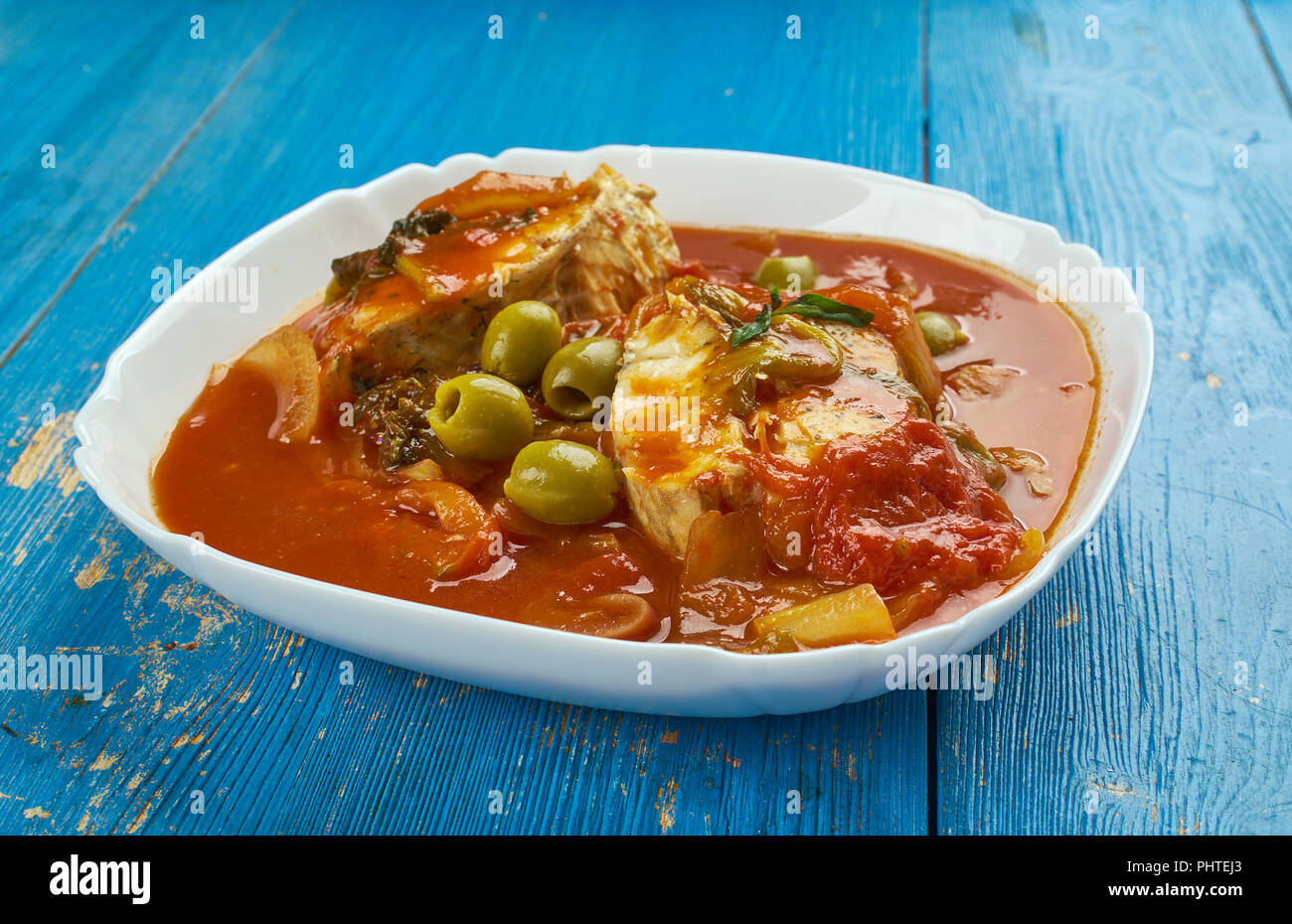 Moroccan Fish Stew Stock Photo - Alamy