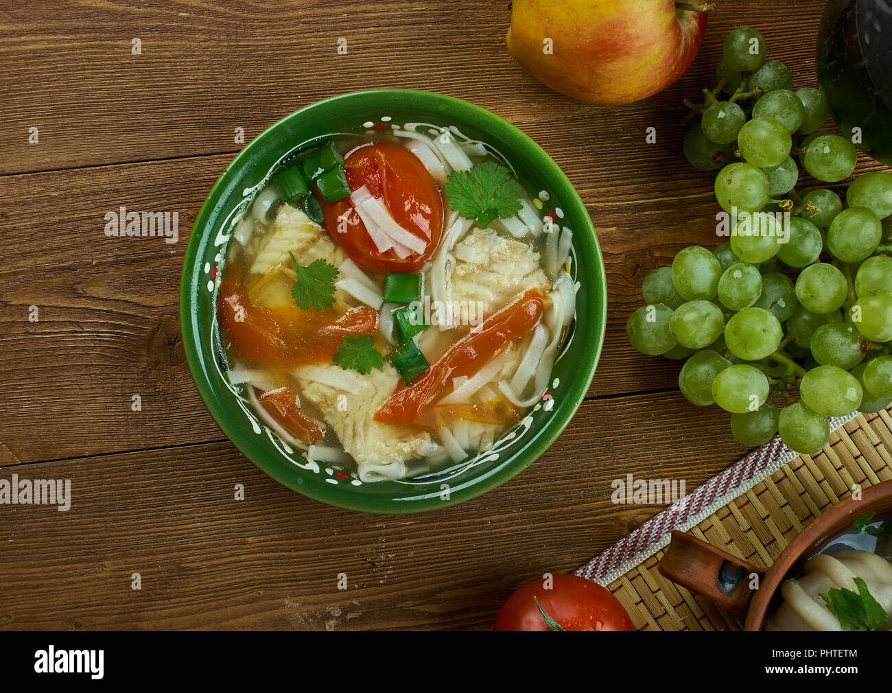 Turkmen Fish shorba Stock Photo - Alamy