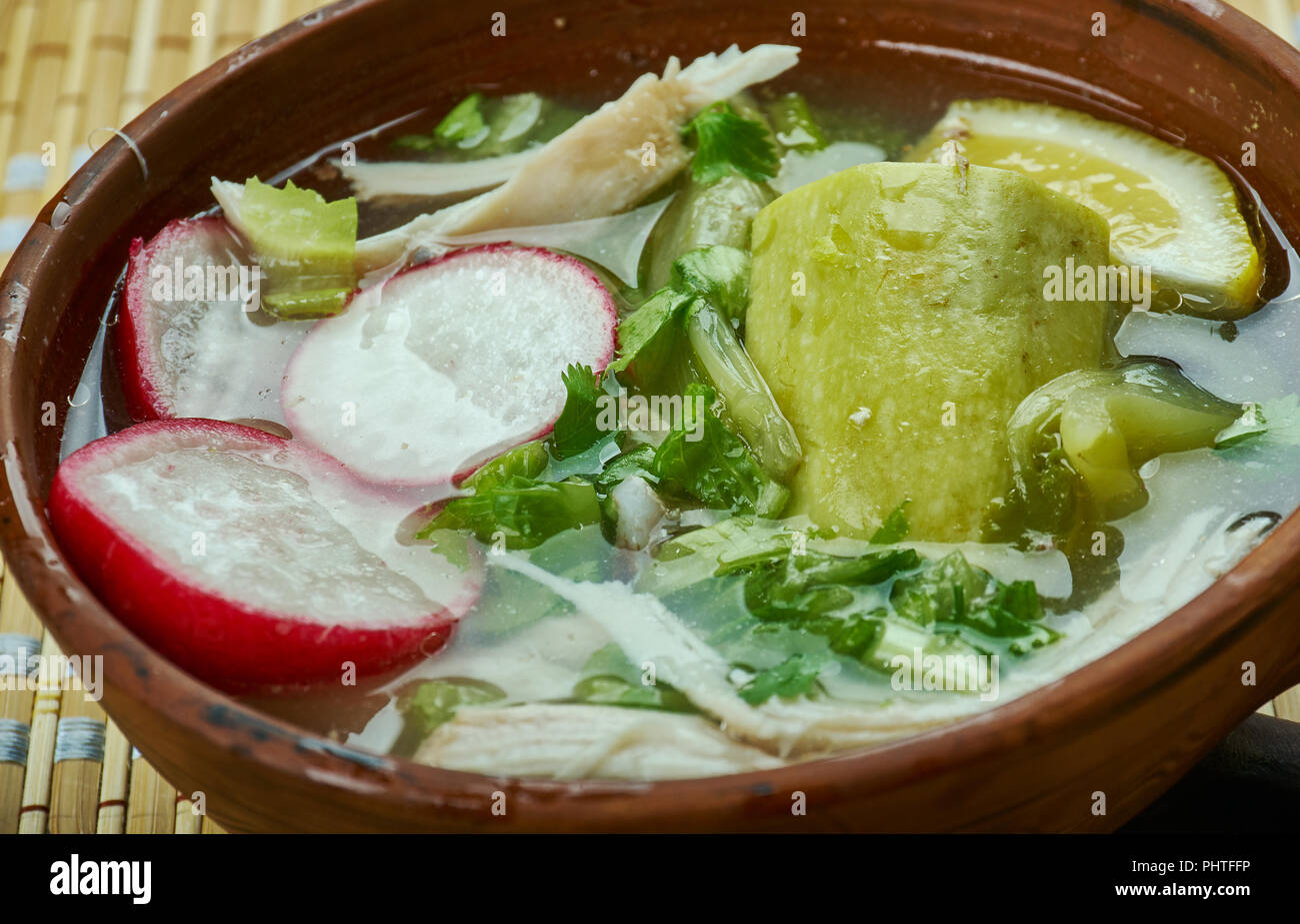 Pozole Verde de Pollo Stock Photo - Alamy