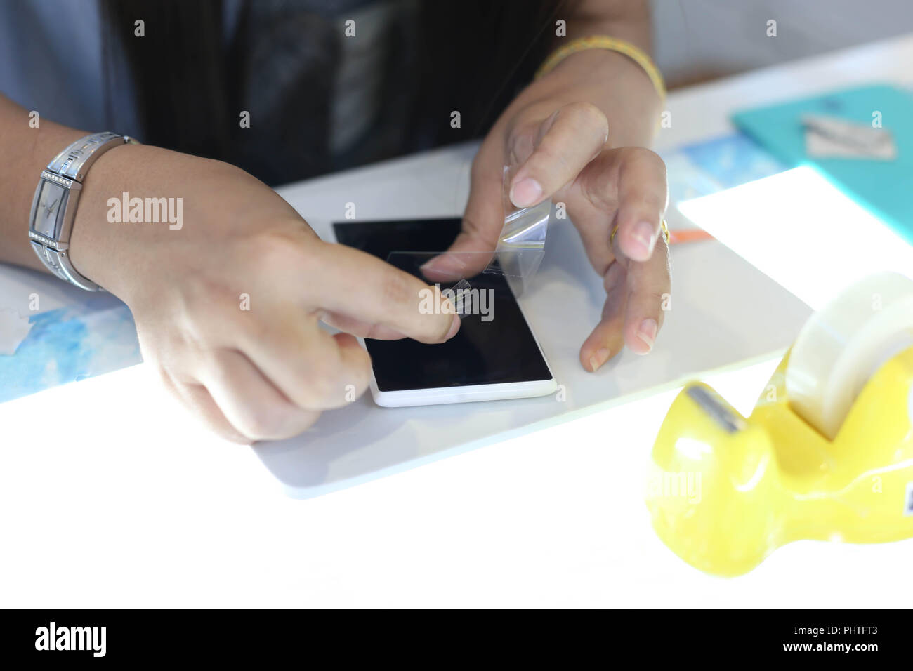 Screen protector hi-res stock photography and images - Alamy