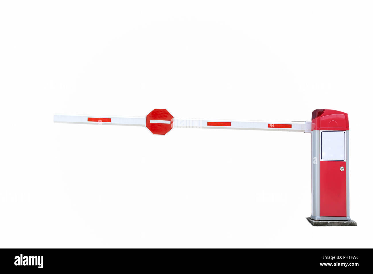 Barrier entrance park Cut Out Stock Images & Pictures - Alamy