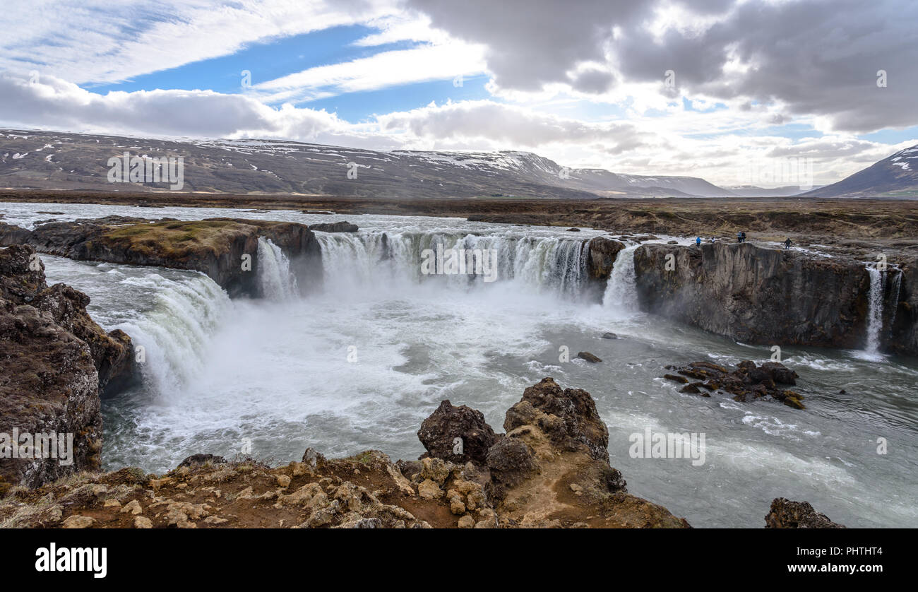 Icelandic godafoss waterfall hi-res stock photography and images - Alamy