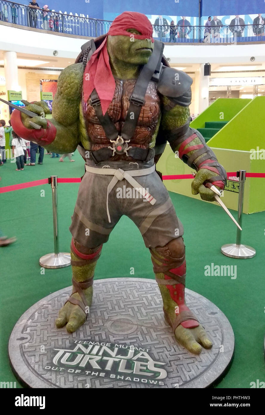 Selected focused of fictional action figure character TEENAGE MUTANT ...