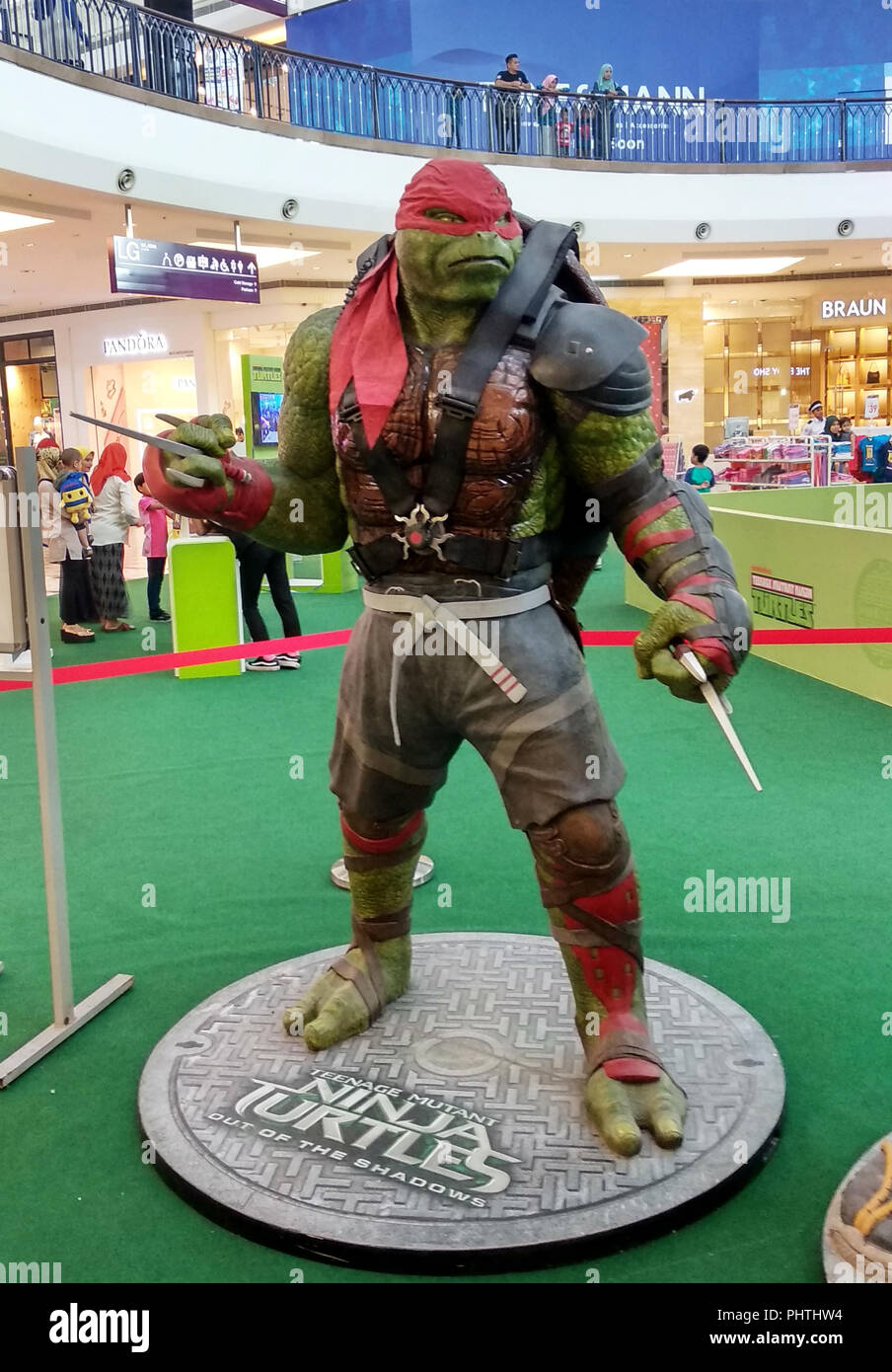 Selected focused of fictional action figure character TEENAGE MUTANT ...