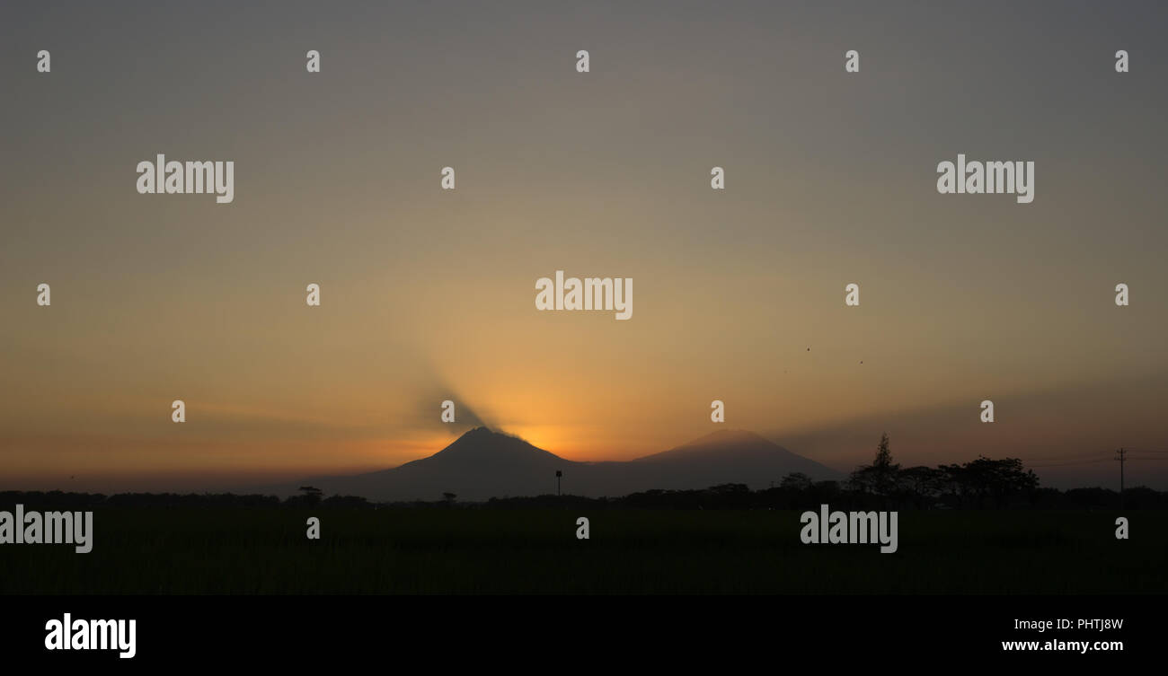 Merapi and merbabu volcanoes hi-res stock photography and images - Alamy