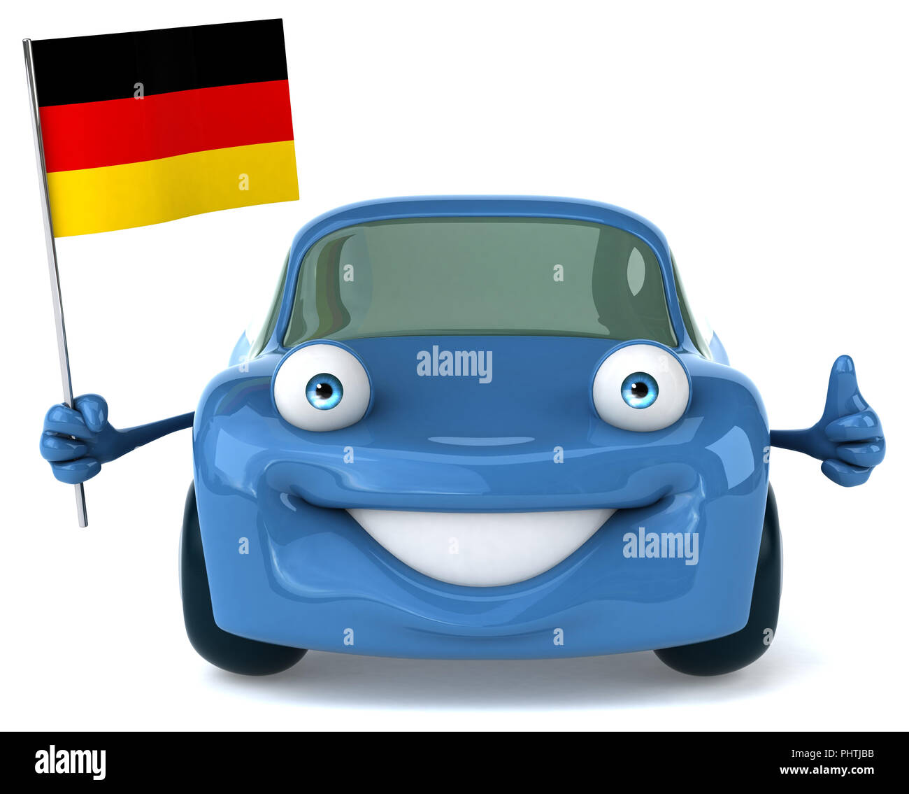 German flag car Cut Out Stock Images & Pictures - Alamy