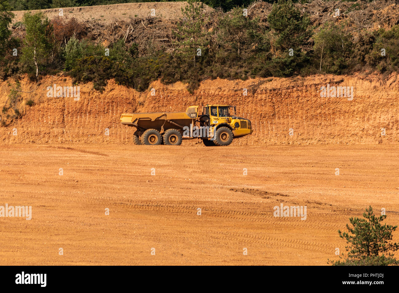 Blackhill Quarry on Woodbury Common in east Devon, England, United ...