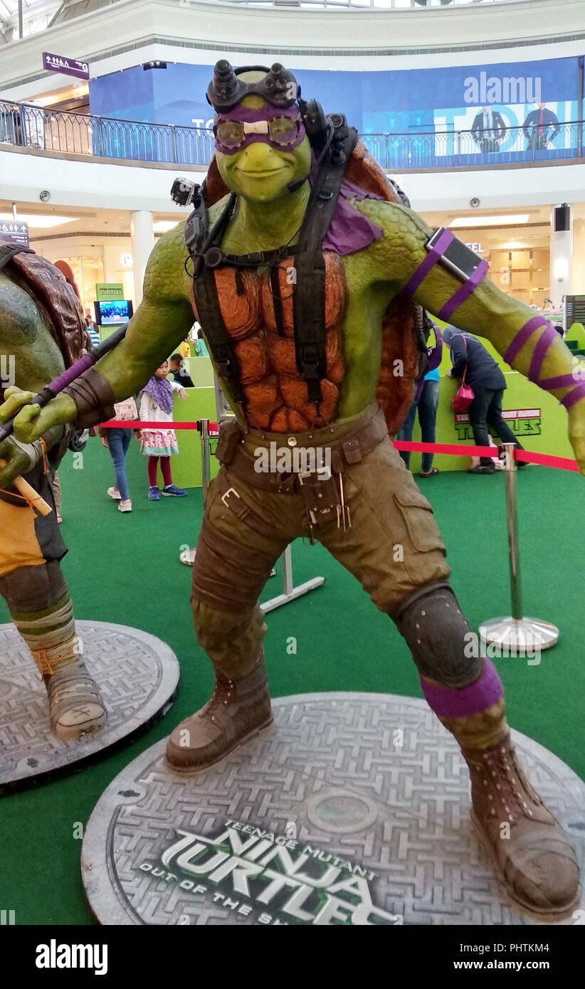 Selected focused of fictional action figure character TEENAGE MUTANT ...