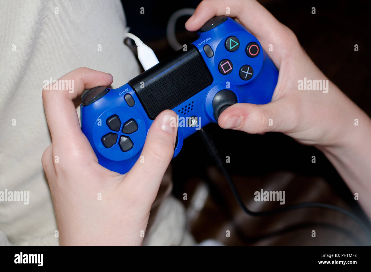 Playstation handset hi-res stock photography and images - Alamy