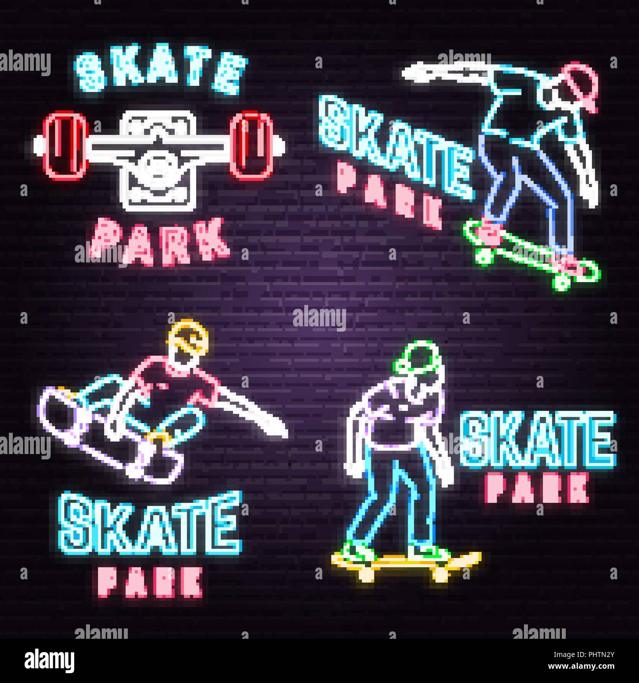 Neon sign board hi-res stock photography and images - Alamy