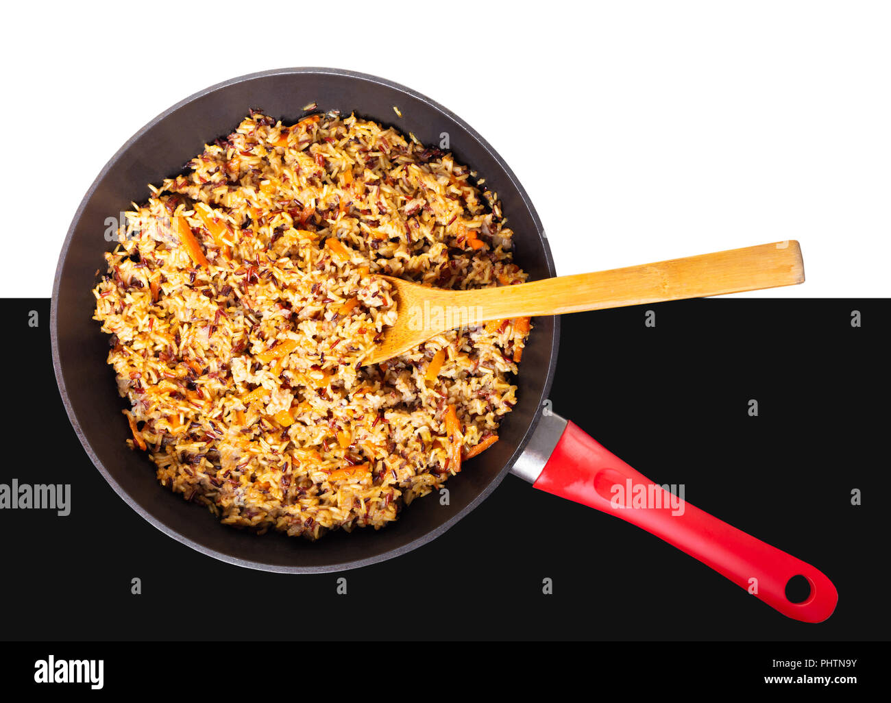 Black rice frying pan hi-res stock photography and images - Alamy