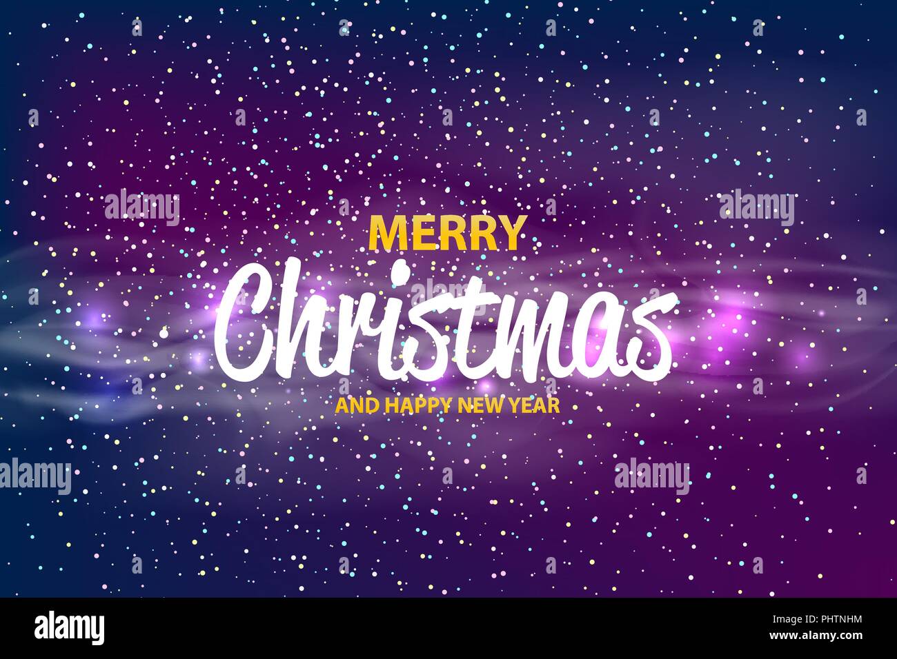 Beautiful christmas new year festive Stock Vector Images - Alamy