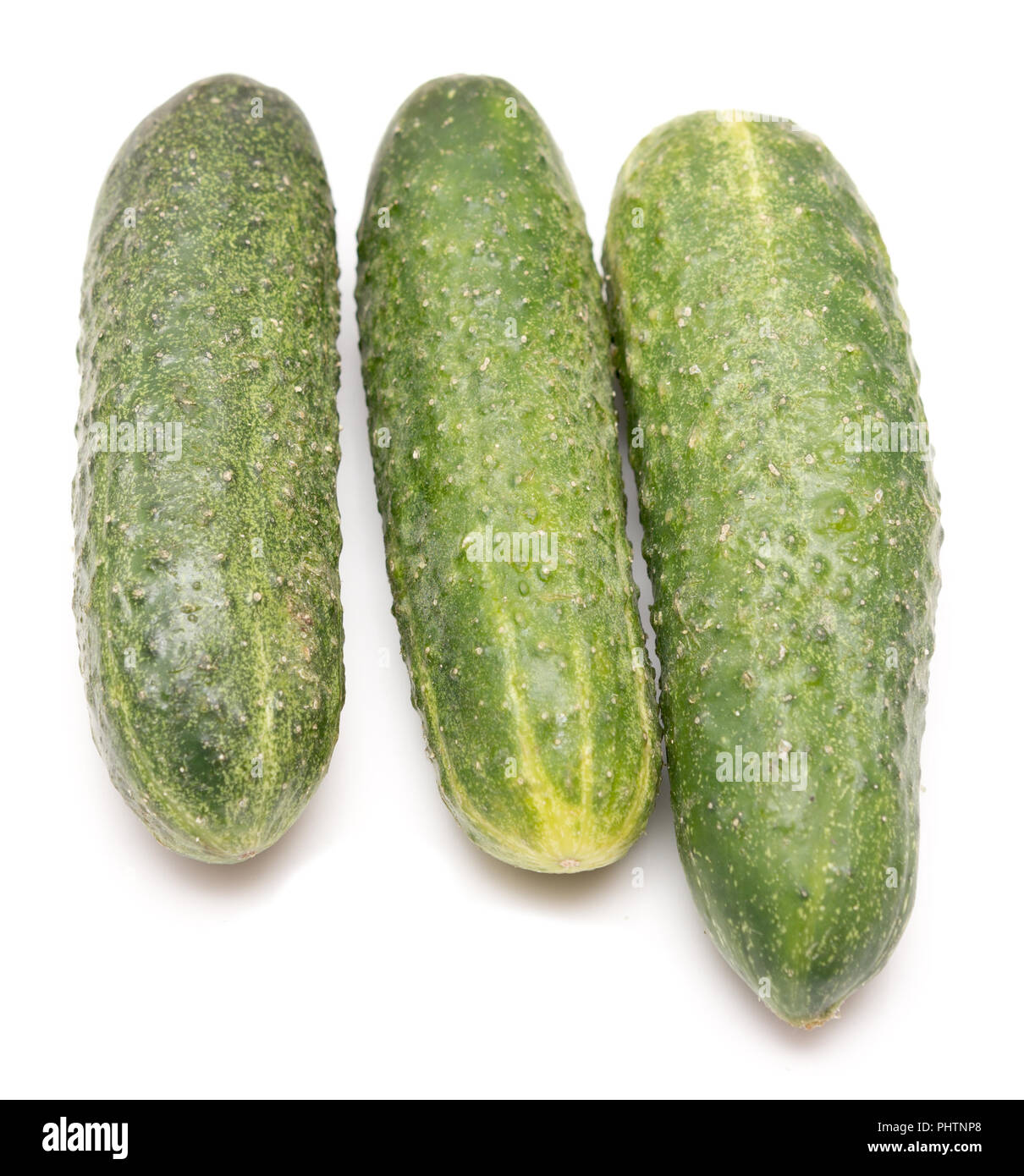Cucumbers on white Stock Photo - Alamy