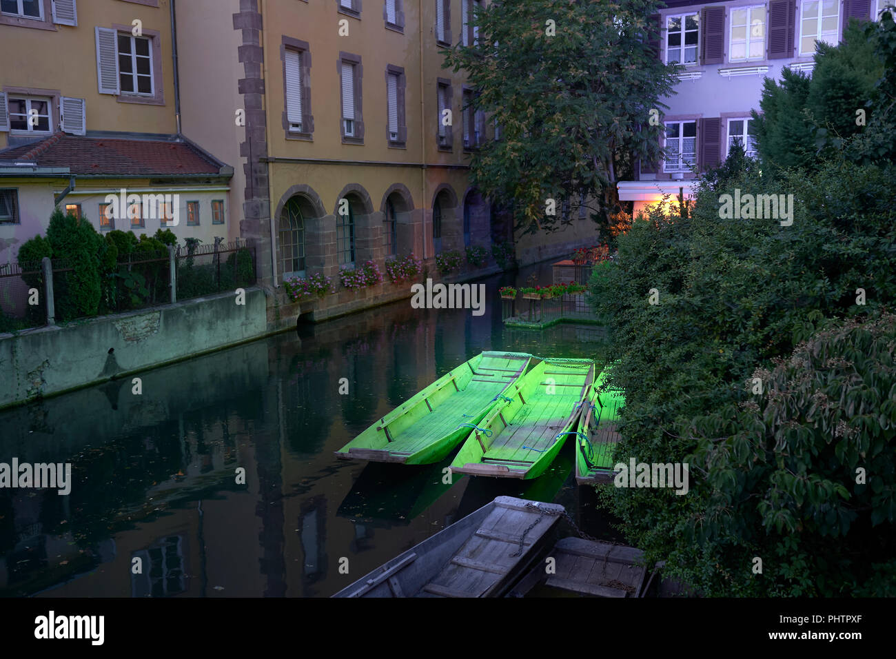 Colmar boat boats hi-res stock photography and images - Alamy