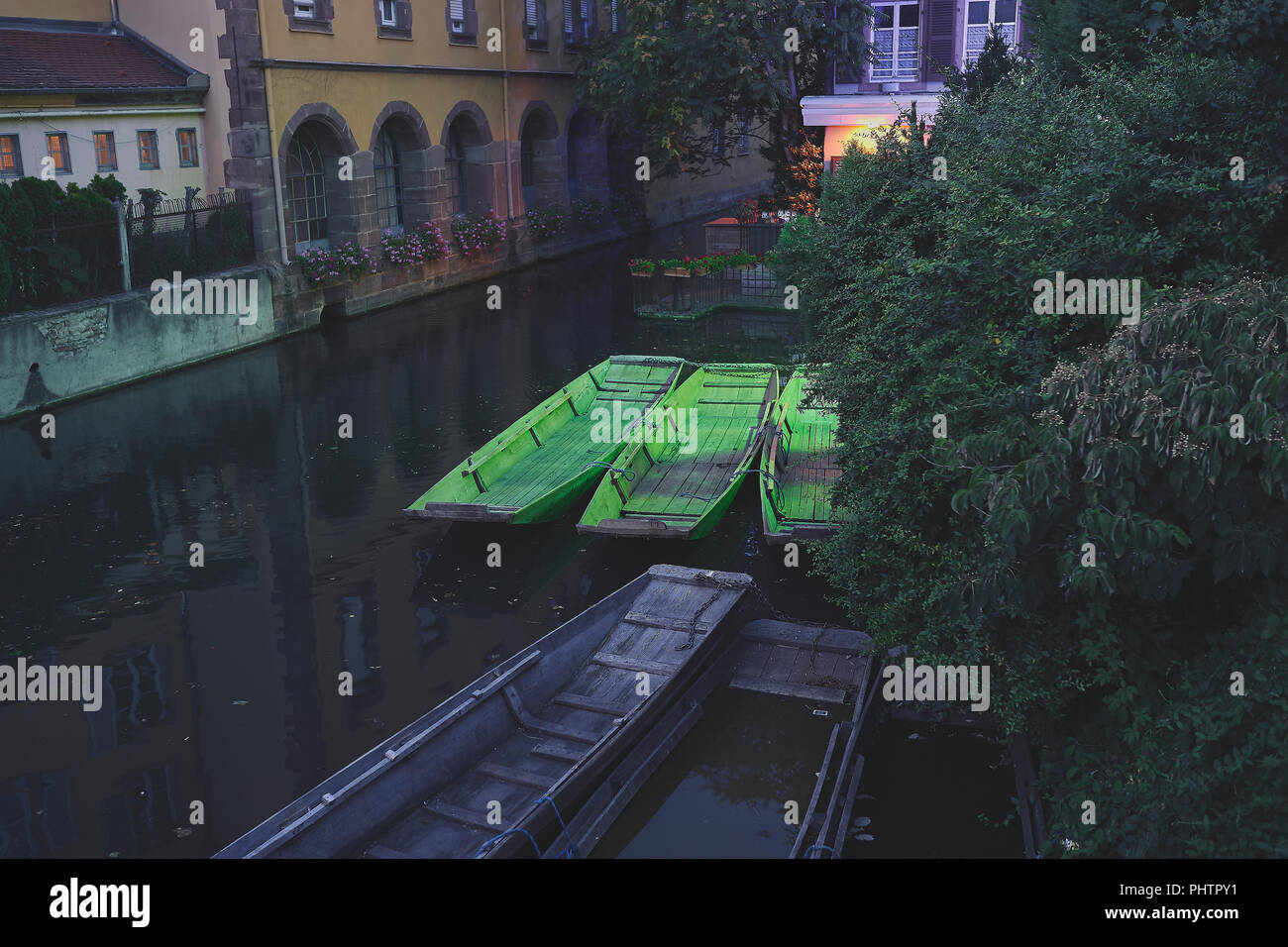 Colmar boat boats hi-res stock photography and images - Alamy