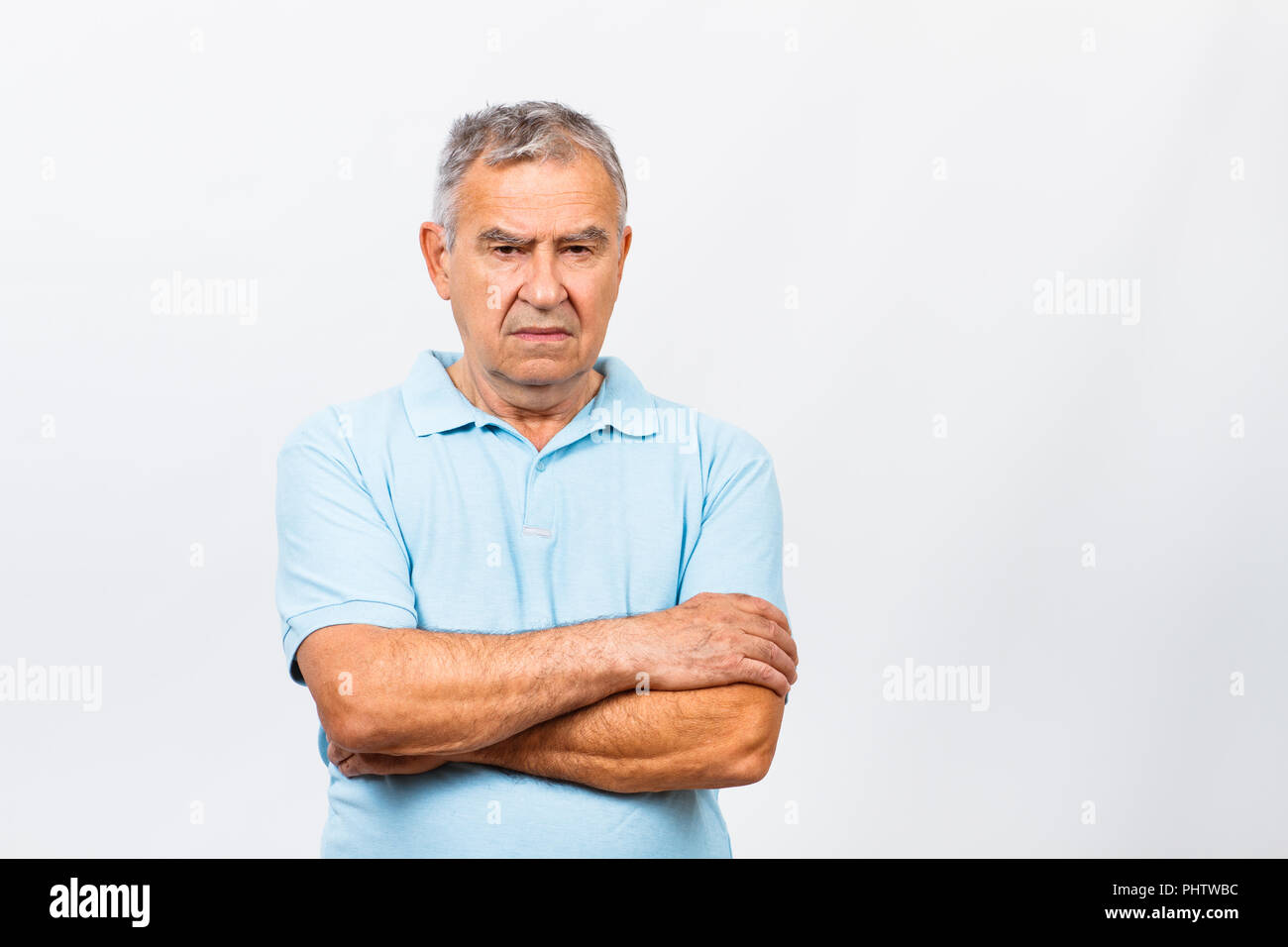 Sad senior man Stock Photo - Alamy