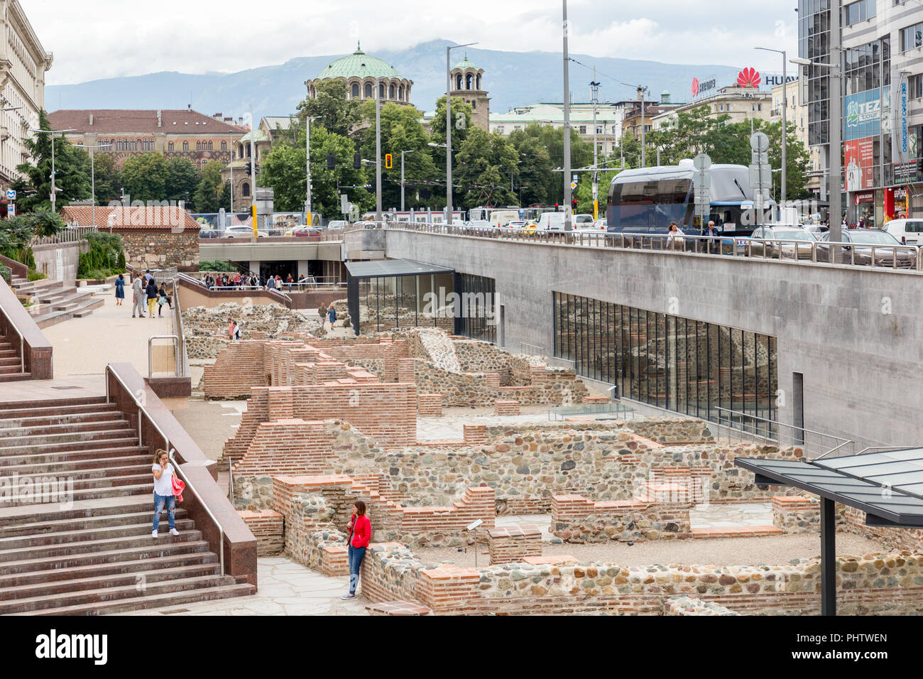 SOFIA BULGARIA SUMMER DAILY LIFE Stock Photo - Alamy