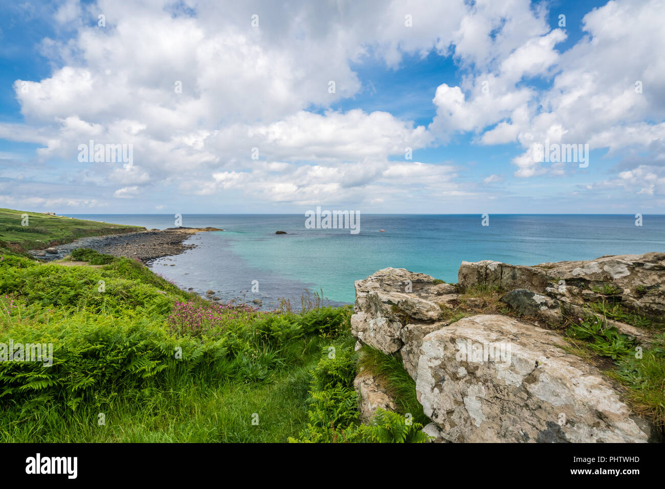 Stunning coastal Cornish landscape Stock Photo - Alamy