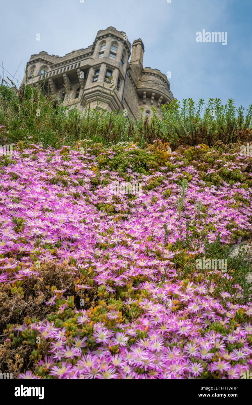 Mount st michael island fortress and gardens Stock Photo - Alamy