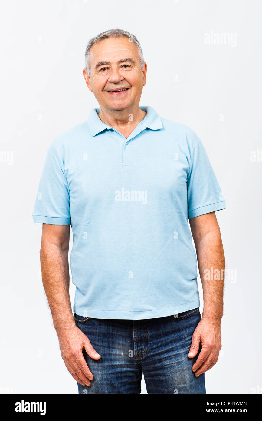 Happy senior man Stock Photo - Alamy
