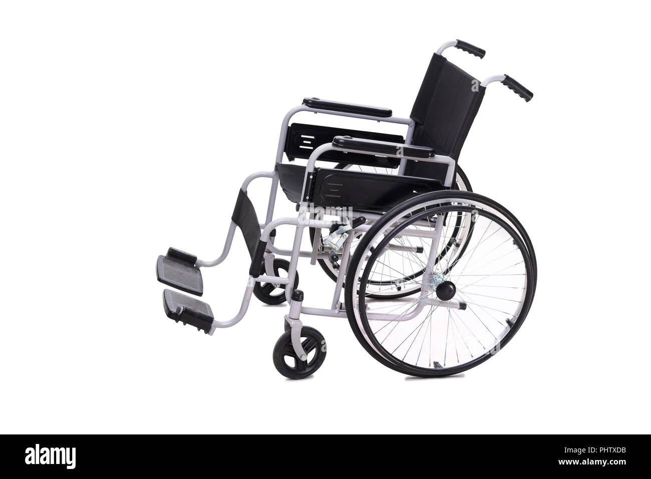 Wheelchair isolated on white background Stock Photo - Alamy