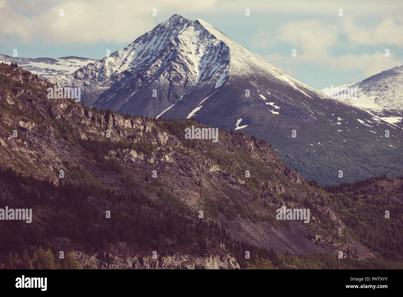 Mountains in Alaska Stock Photo - Alamy