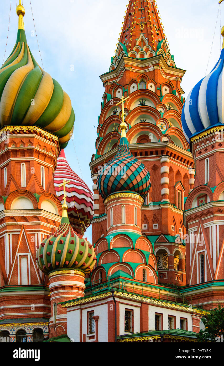 Moscow red square temple against the blue sky Stock Photo - Alamy