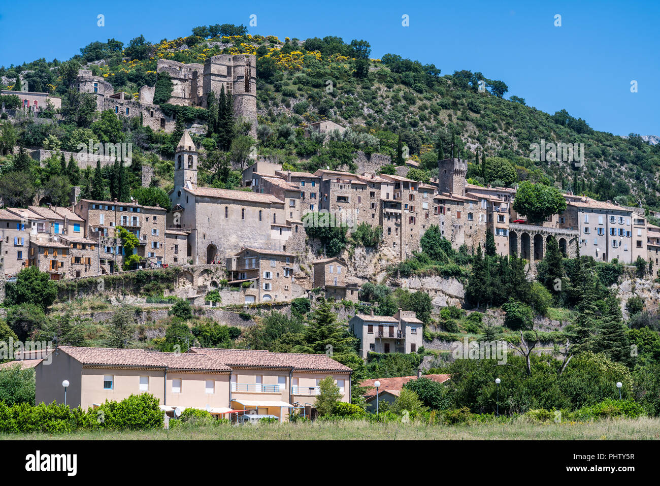 Montbrun-les-Bains, Provence, France Stock Photo - Alamy