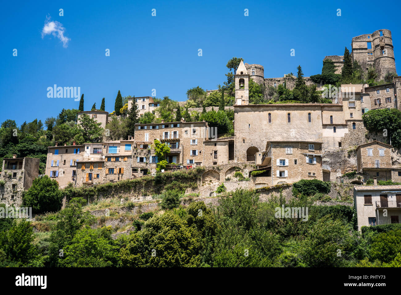 Montbrun-les-Bains, Provence, France Stock Photo - Alamy