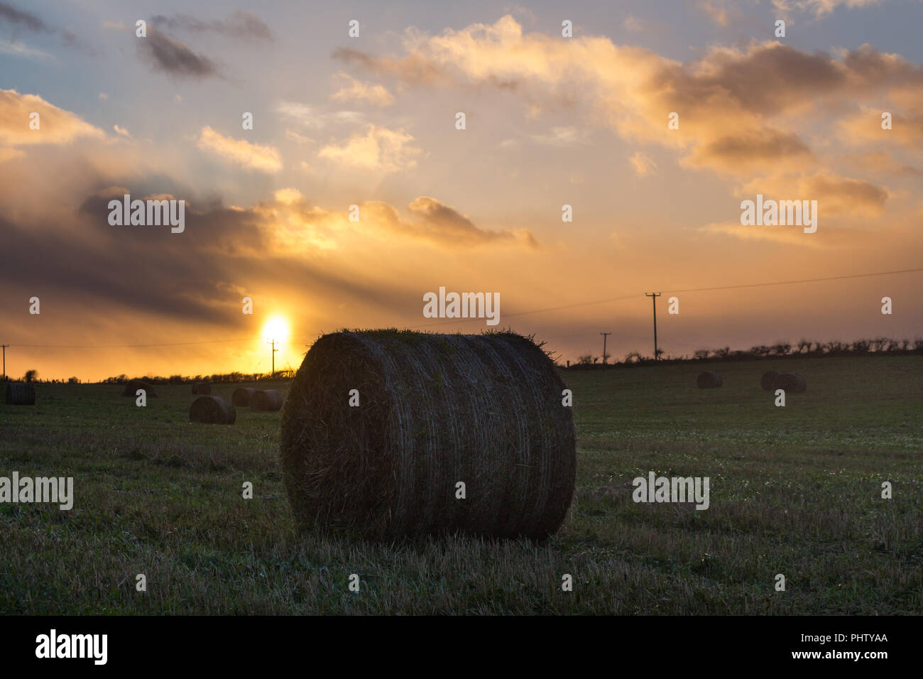 Hay bale large hi-res stock photography and images - Alamy
