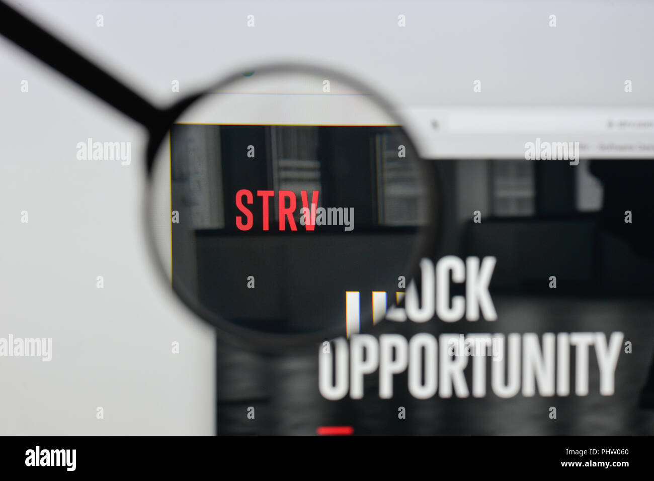 Milan, Italy - August 20, 2018: Storytel website homepage. Storytel ...