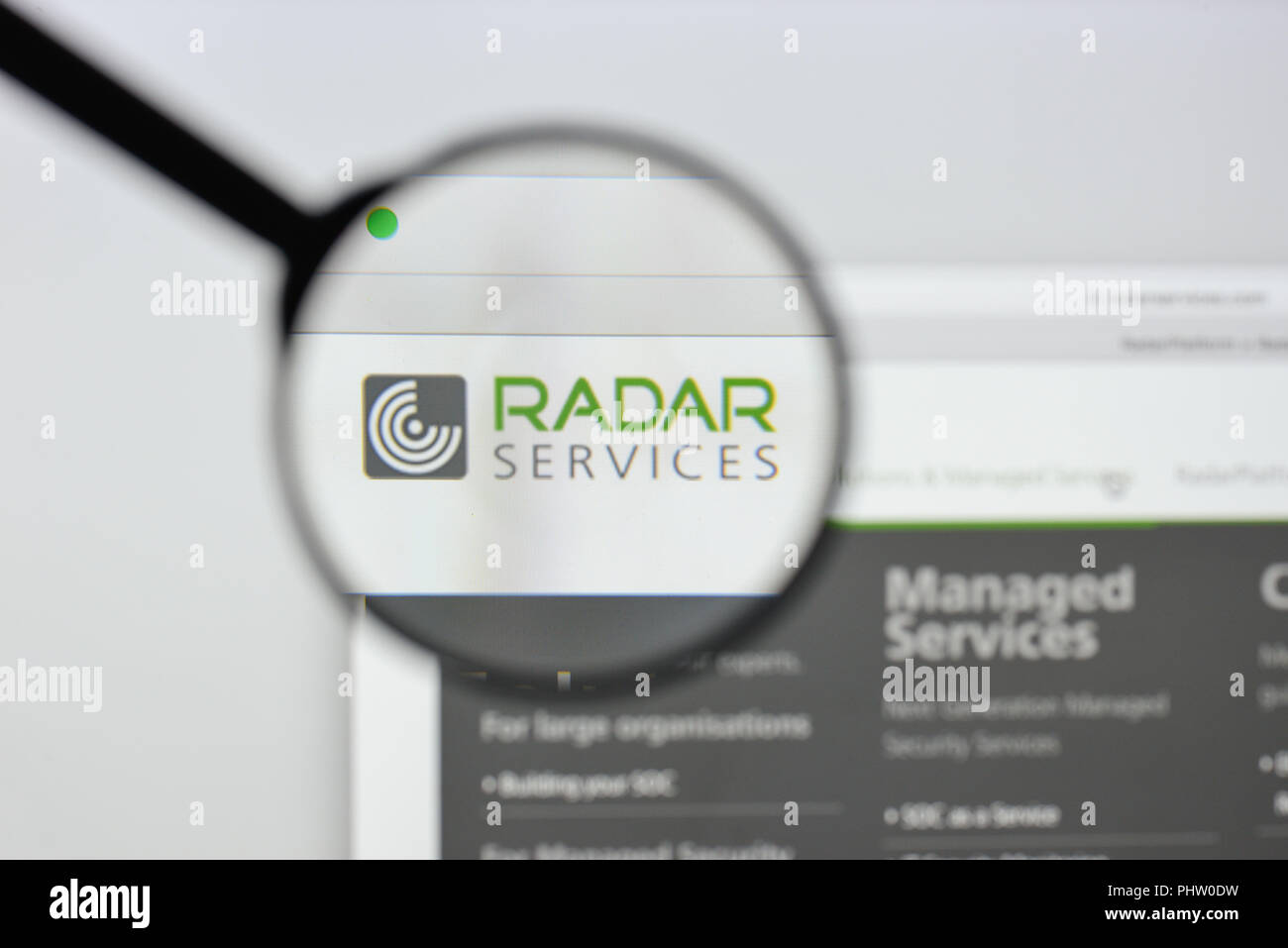 Radar logo hi-res stock photography and images - Alamy