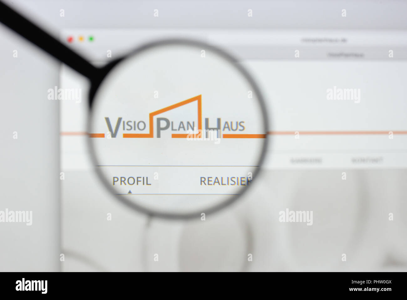 Visio Website Mockup