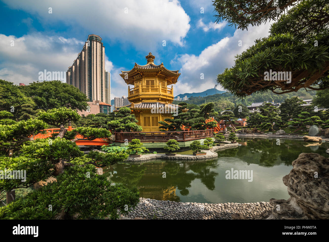 Chi lin buddhist temple in hong kong hi-res stock photography and ...
