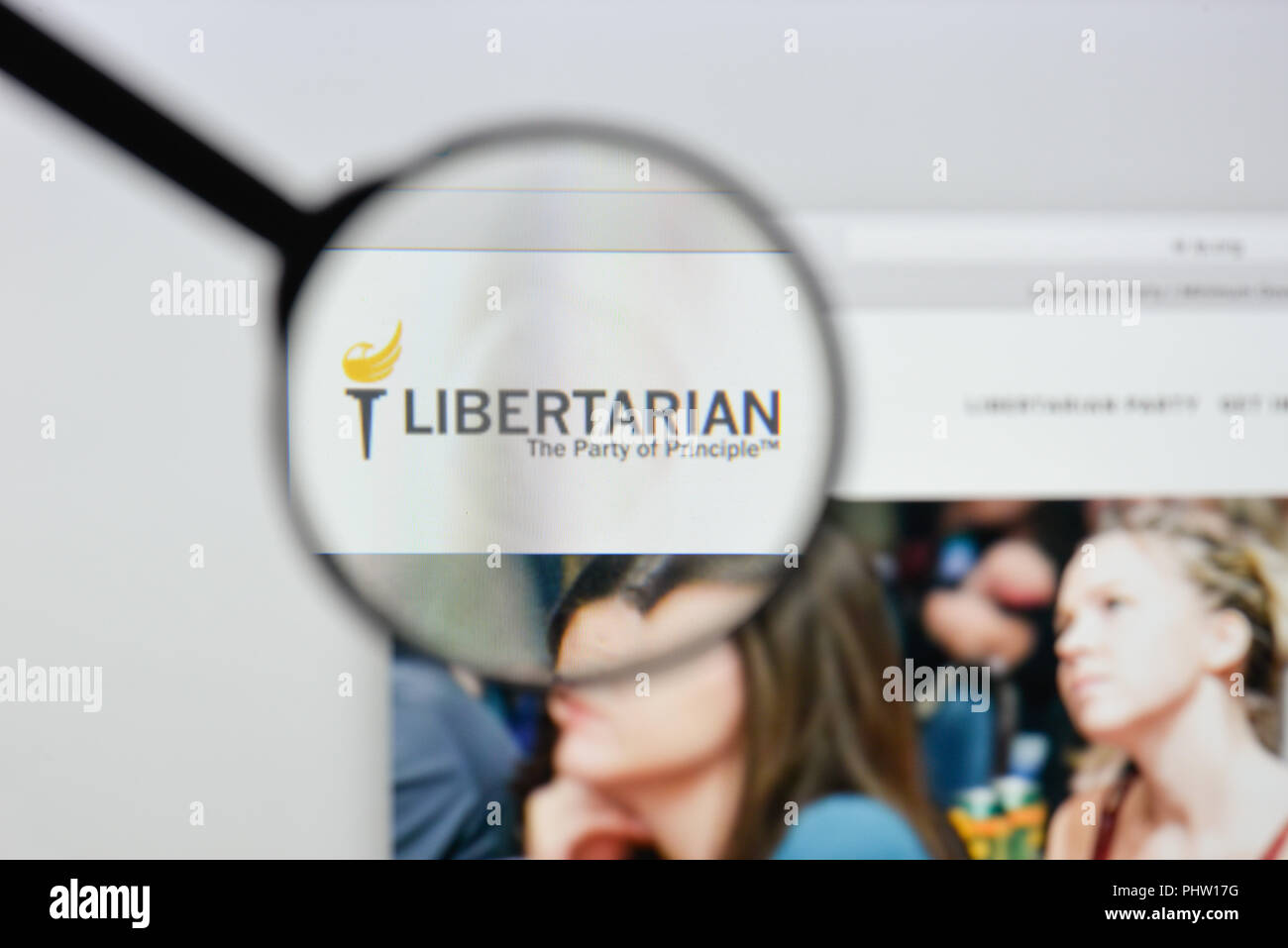 Libertarian party logo hi-res stock photography and images - Alamy