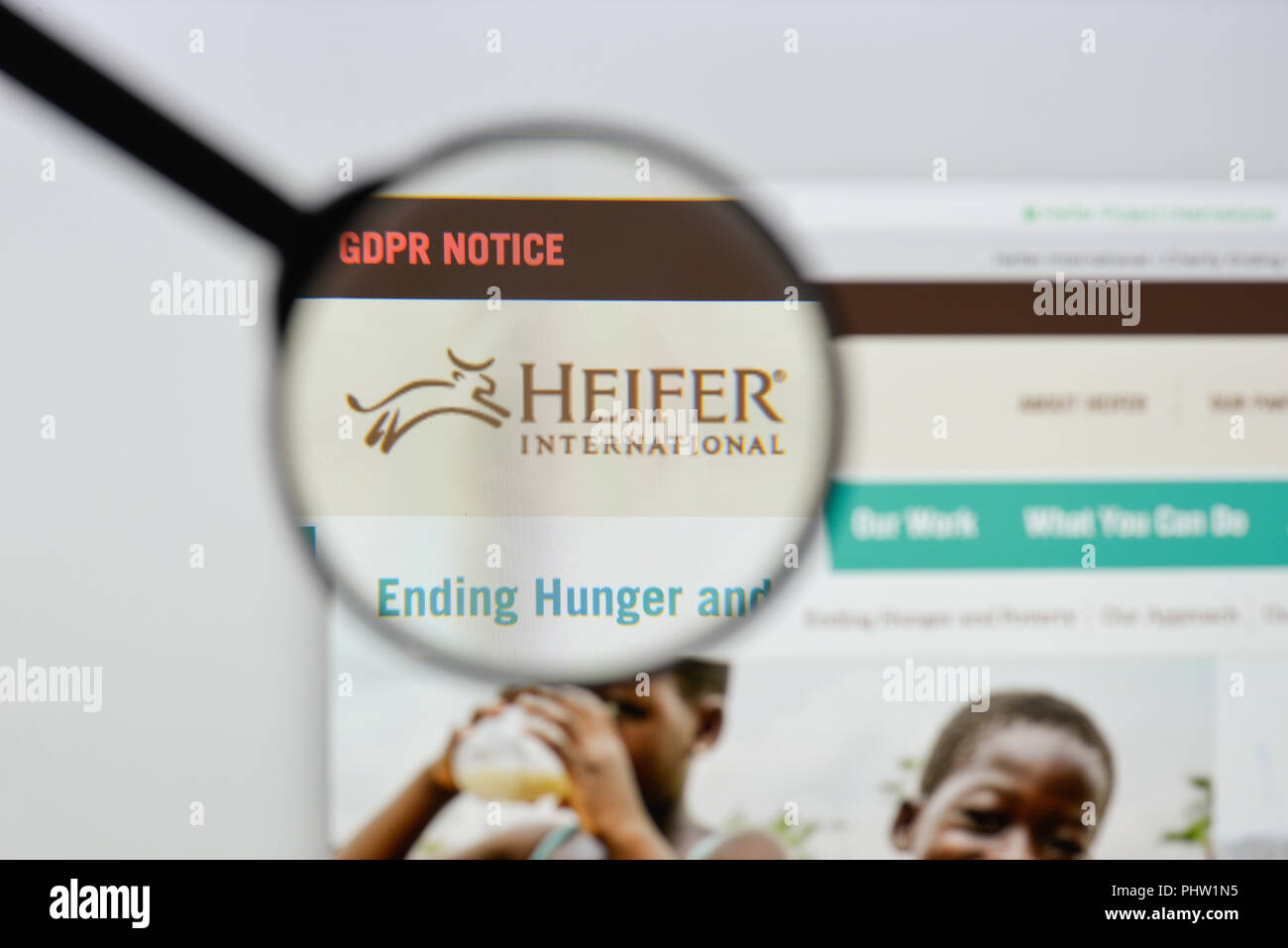 Heifer international logo hi-res stock photography and images - Alamy