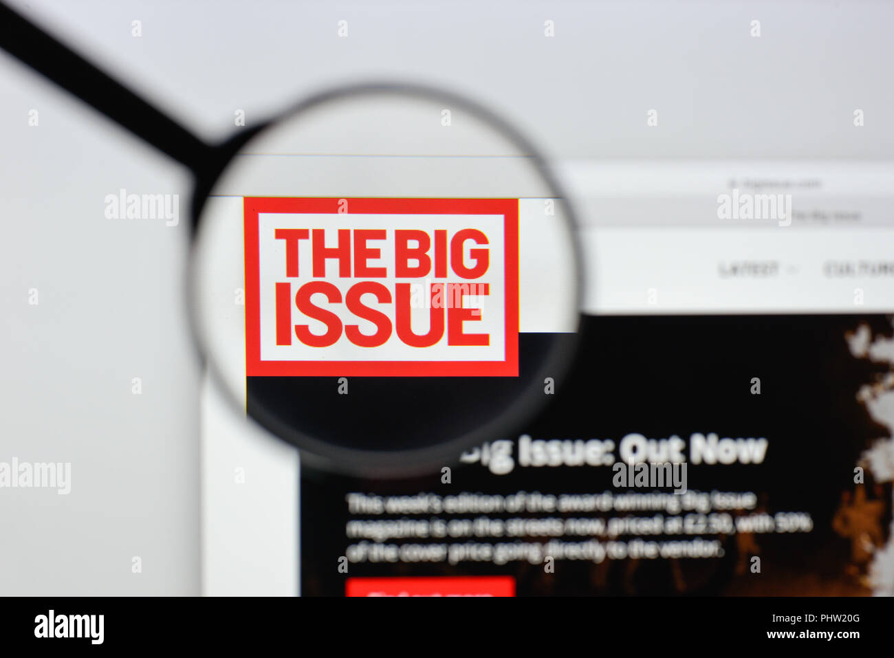 Big issue logo hi-res stock photography and images - Alamy