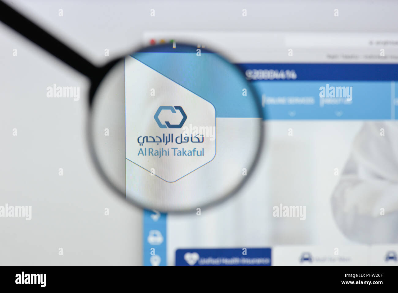 Al rajhi bank logo hi-res stock photography and images - Alamy