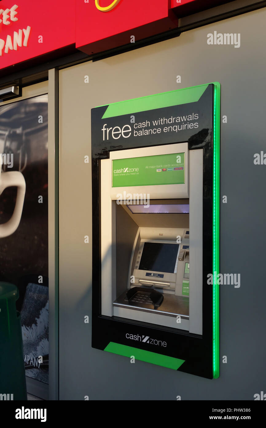 New Free Cash Zone ATM Cashpoint in the village of Thurcroft, Rotherham ...