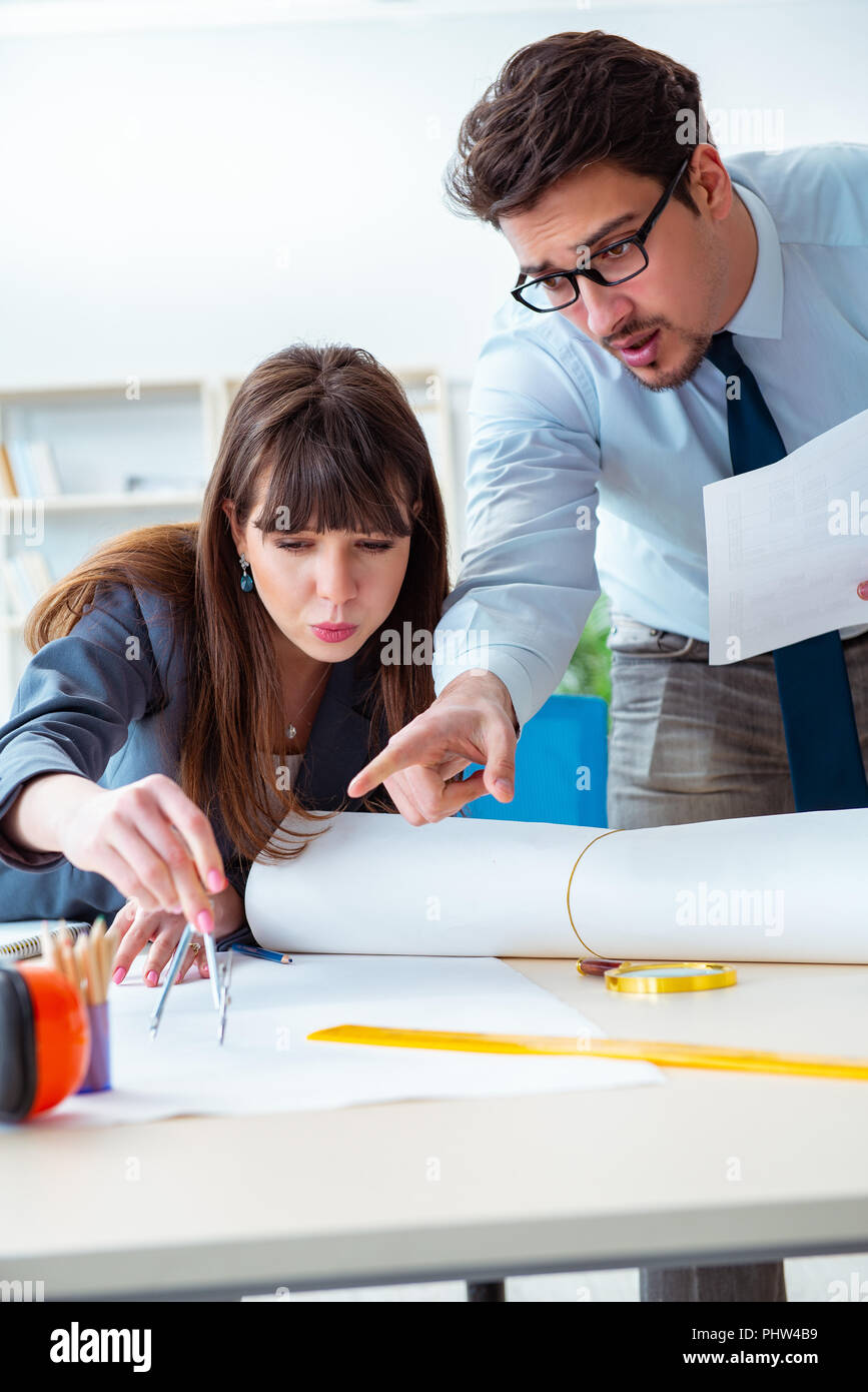 Engineers working on new project Stock Photo - Alamy