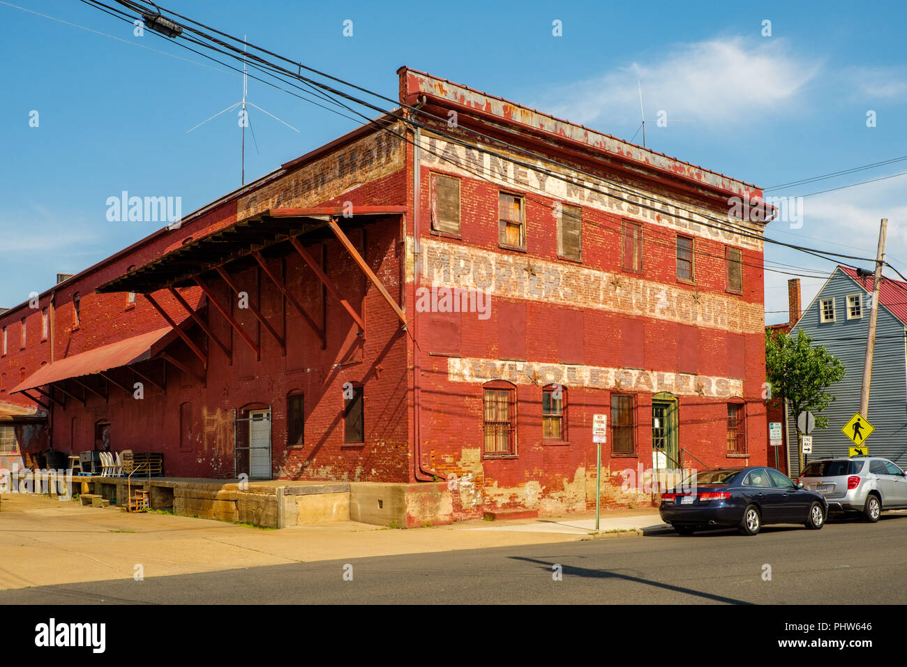 Janney–Marshall Coffee Co. warehouse, 401 Princess Anne Street ...