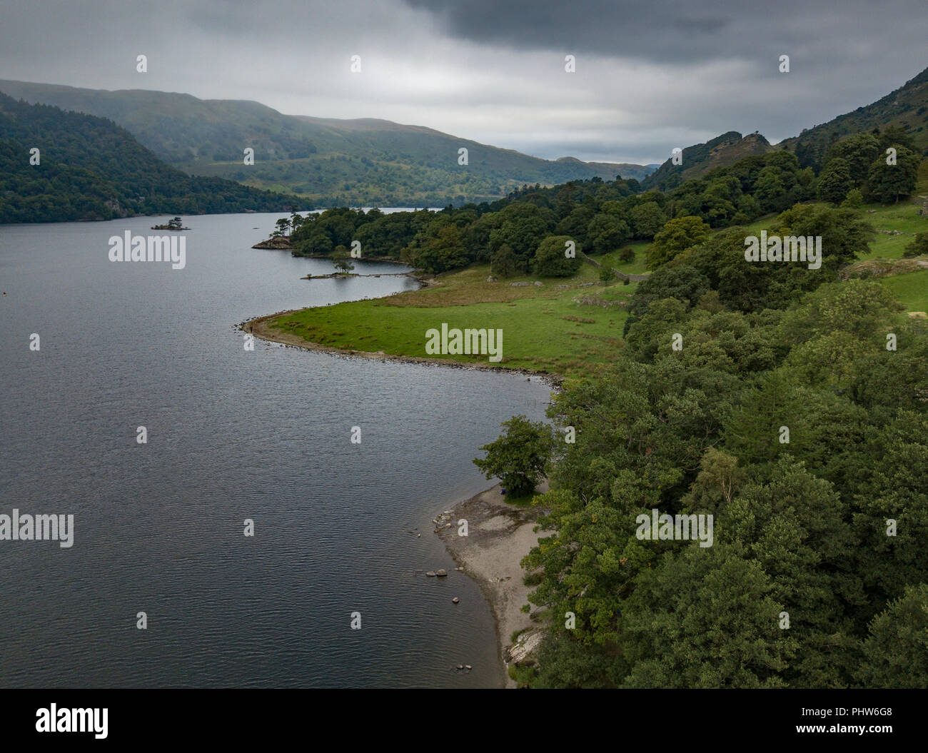 Aerial view of ullswater hi-res stock photography and images - Alamy